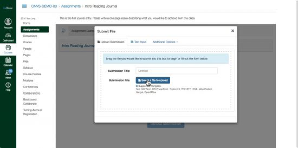 Turnitin Feedback Studio for Students: How do I submit my assignment ...